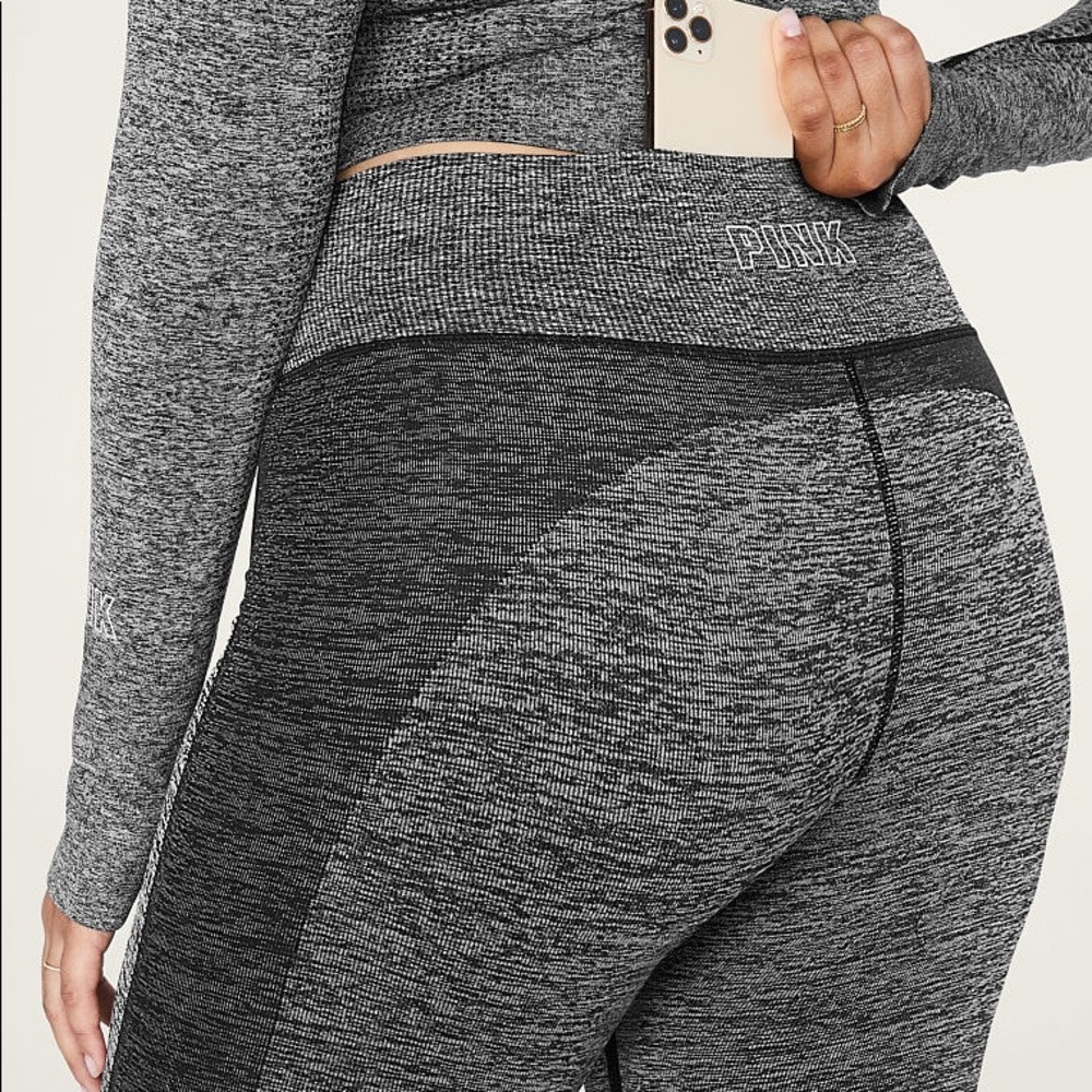 Pink Active Seamless Jogger Leggings Black Medium | eBay