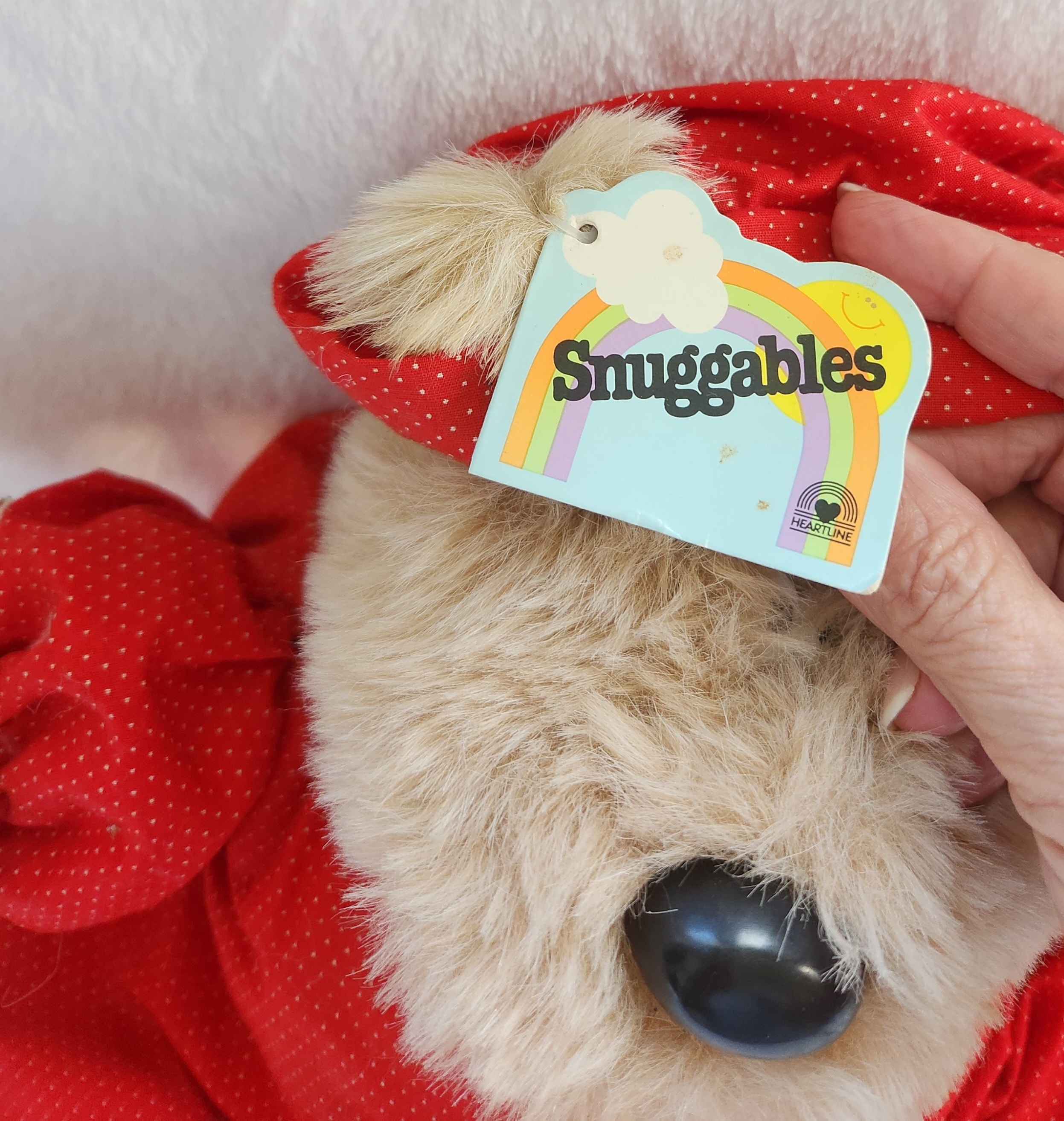 VTG 1983 Christmas Mama Bear Snuggables 16" Plush New W/Tag Holly Berry ...